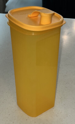 Yellow tupperware drink container 5772A 2L RARE | eBay