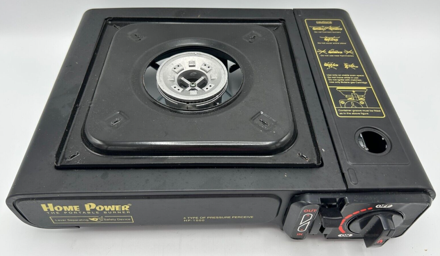 Home Power HP-1000 Total Kitchen Portable Outdoor Butane Gas Range ...