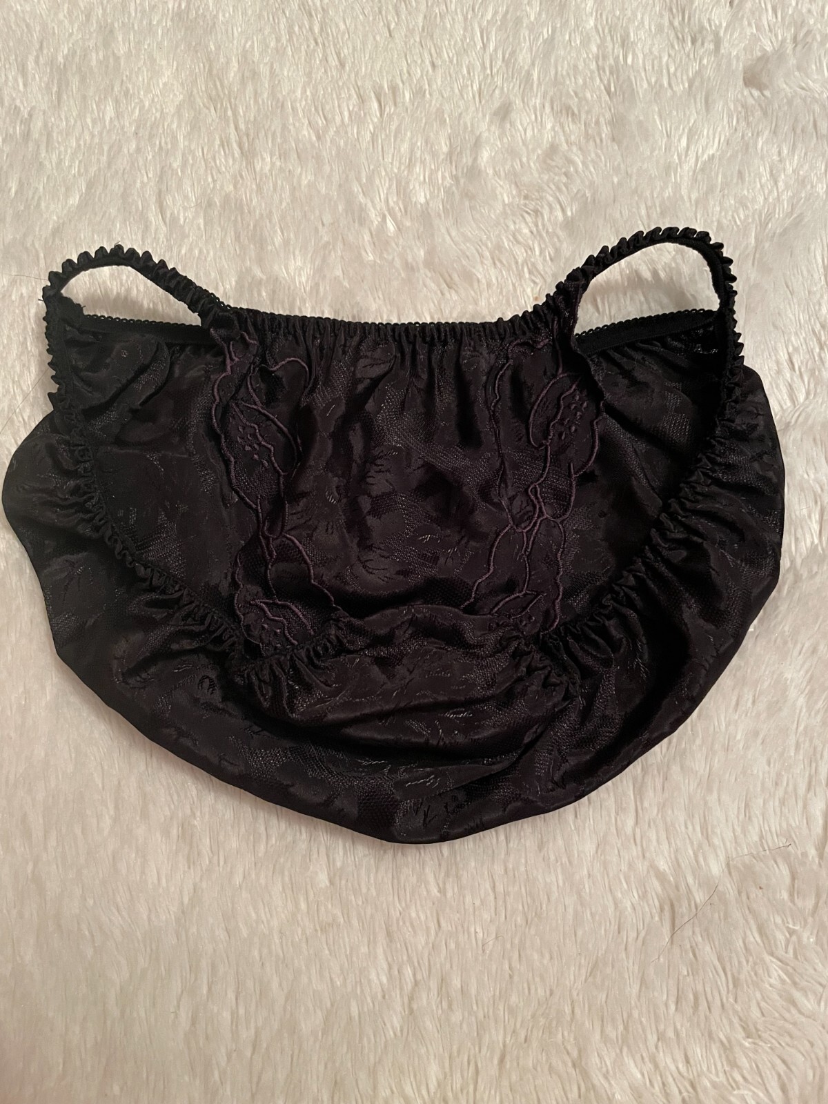 Vtg Victorias Secret String Bikini Panty Crown Label… Gem