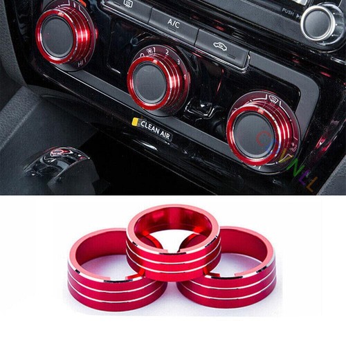 Central Console AC Button Cover Decor For Volkswagen Jetta MK6 2015 Red ...
