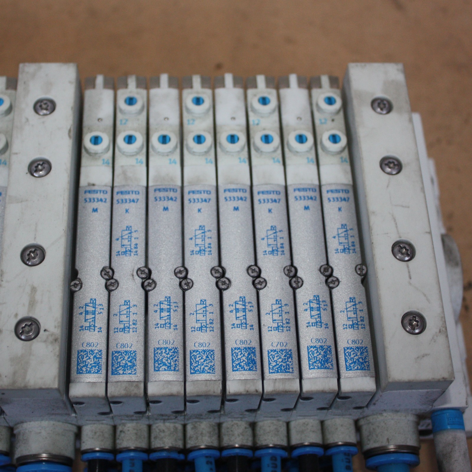 FESTO Pneumatic Solenoid Valve x16 Manifold terminal MPAL-EPL-SD44 ...