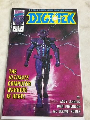 1992 Marvel Comics Digitek #1 Dec The Ultimate Computer Warrior. | eBay