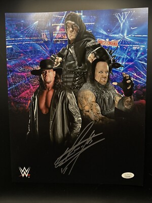 Undertaker Signed Autographed 11x14 Photo JSA Authenticated WWE ...