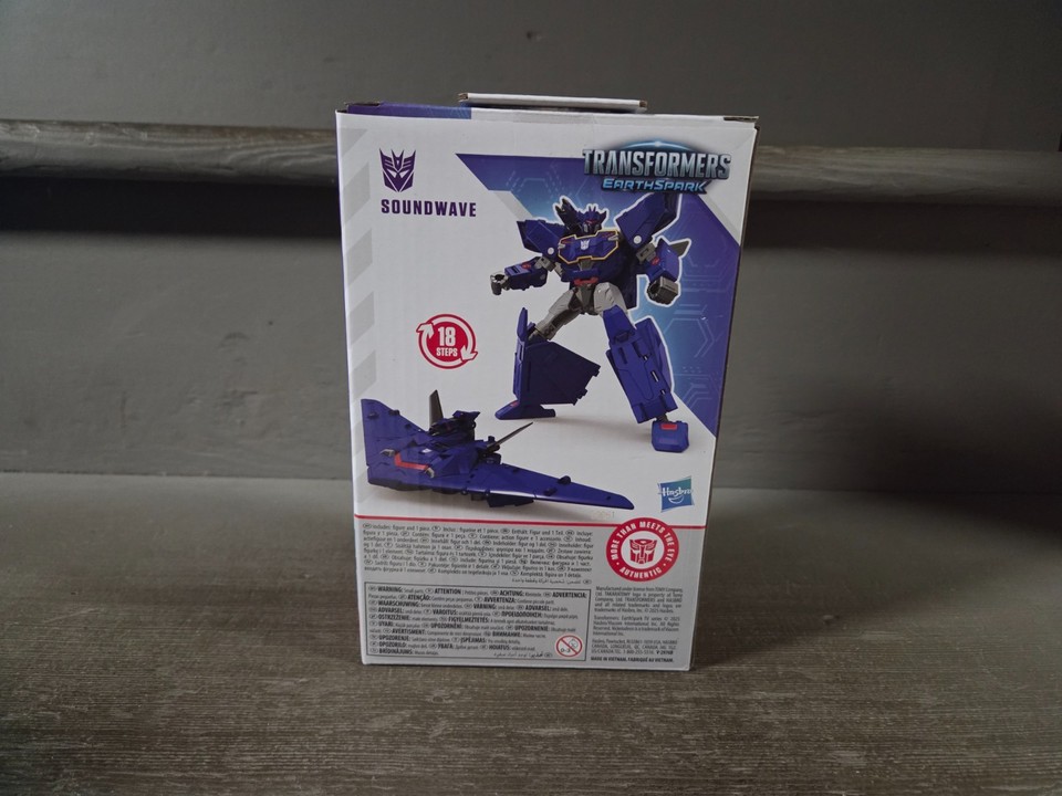 Hasbro Transformers Earthspark Deluxe Class Soundwave Action Figure ...