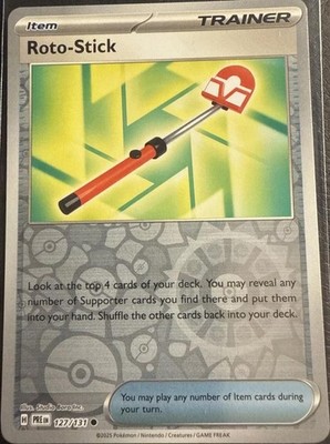 Roto-Stick 127/131 Sv: Prismatic Evolutions Reverse Holo | eBay