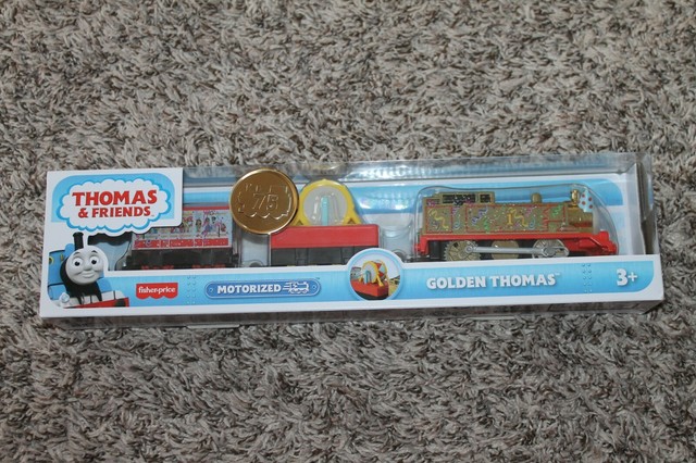 *thomas & Friends Trackmaster Golden Thomas 2020 75th Birthday Gold ...