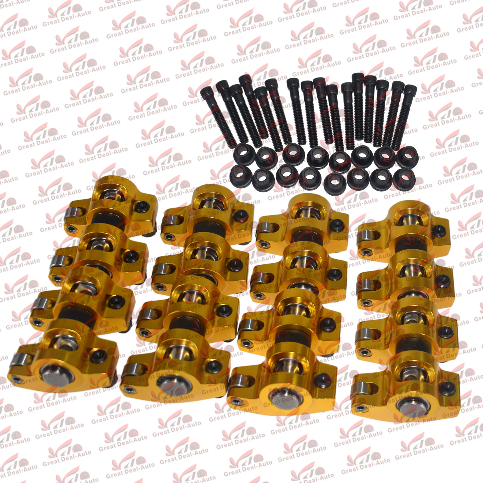 Holden 253 304 308 1.6 Adjustable Aluminum Pedestals Roller Rocker Arm ...