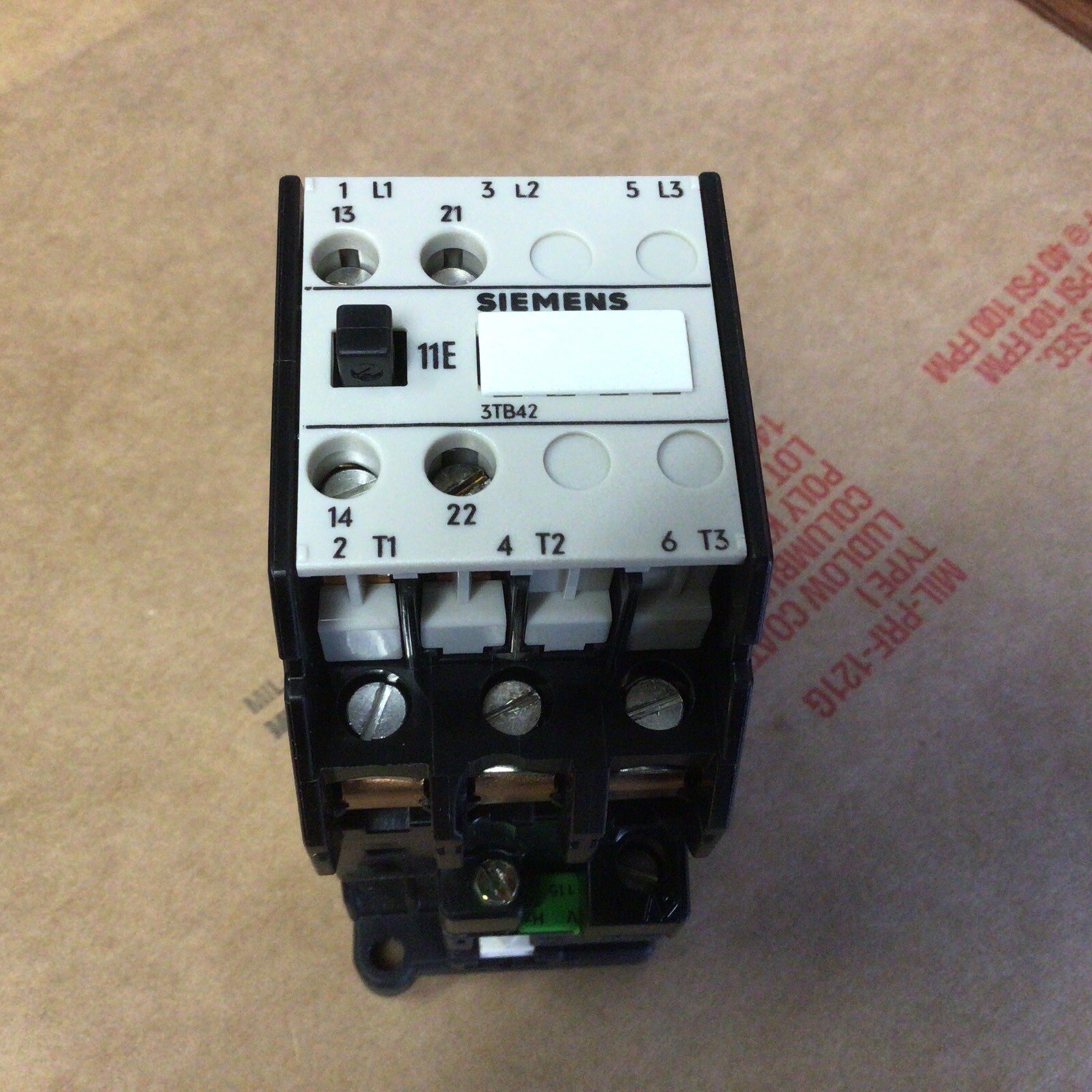 Siemens 3tb42 12-0a Contactor Coil 220v for sale online | eBay