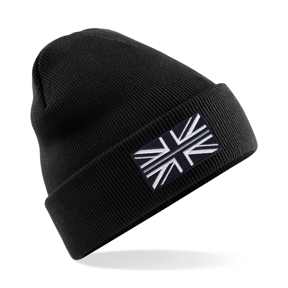 Prison Service Thin Grey Line Union Jack Embroidered Beanie Hat | eBay UK
