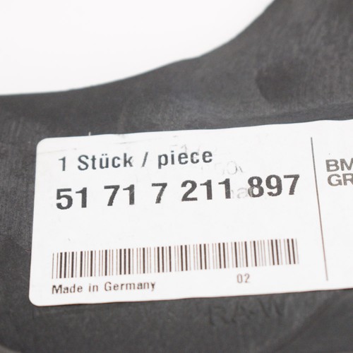 BMW 5 F10 LEFT BULKHEAD SOUNPROOFING PIECE 51717211897 7211897 NO DUTY ...
