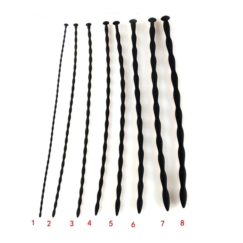 4/8pcs Silicone insert Plug Expander Stretcher Bead Rod Sounding ...