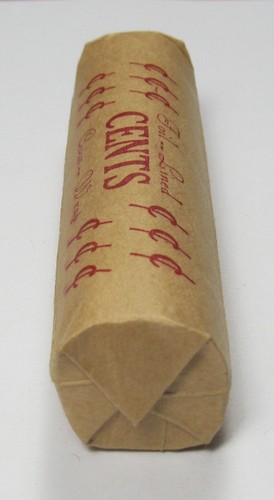 1964 P Lincoln Cents/Pennies Lot of (5) BU Penny Rolls in Old Foil ...