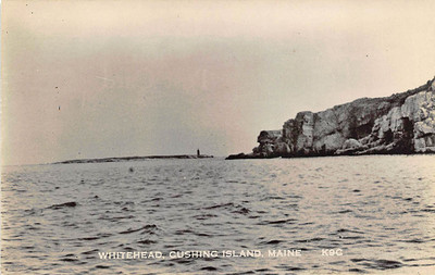 Cushing Island Whitehead Lighthouse View Real Photo RPPC Postcard | eBay