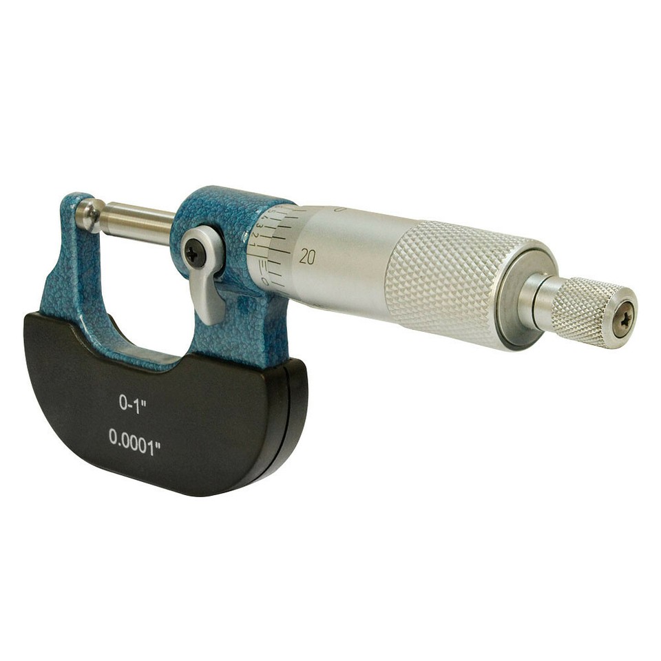 0-1" Dual Ball Anvil Micrometer Pipe Tube Round Carbide Tip 0.0001 ...