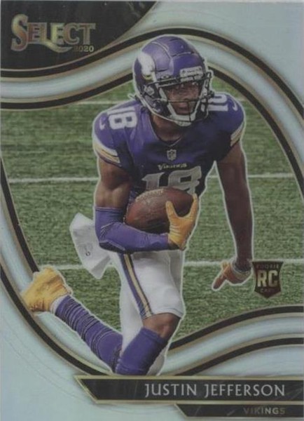 2020 Panini Select - Field Level Silver Prizm #361 Justin Jefferson (RC ...