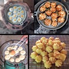 9" Thai Dessert Egg Cake Pan Khanom Khai Mold Pandan Sweetmeat Kitchen ...