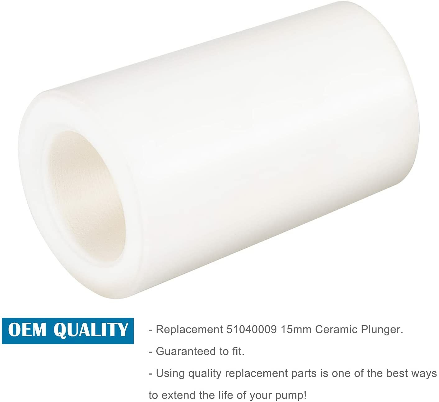 3pcs General Pump Piston Ceramic 15mm 51040009 For TP Pumps TP2520 ...