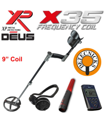 XP Deus 1 - 9" x35 Coil, Remote, Mi6 Probe & WS Audio Headphones - DETECNICKS | eBay UK