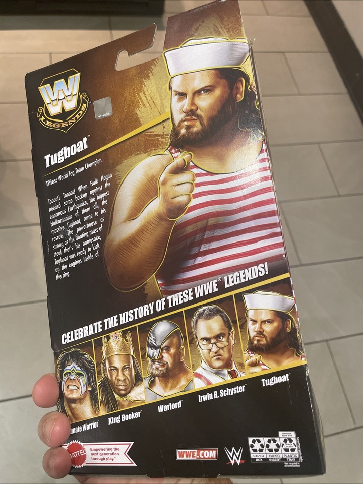 2024 WWE Legends Elite Greatest Hits TUGBOAT Wrestling Action Figure ...