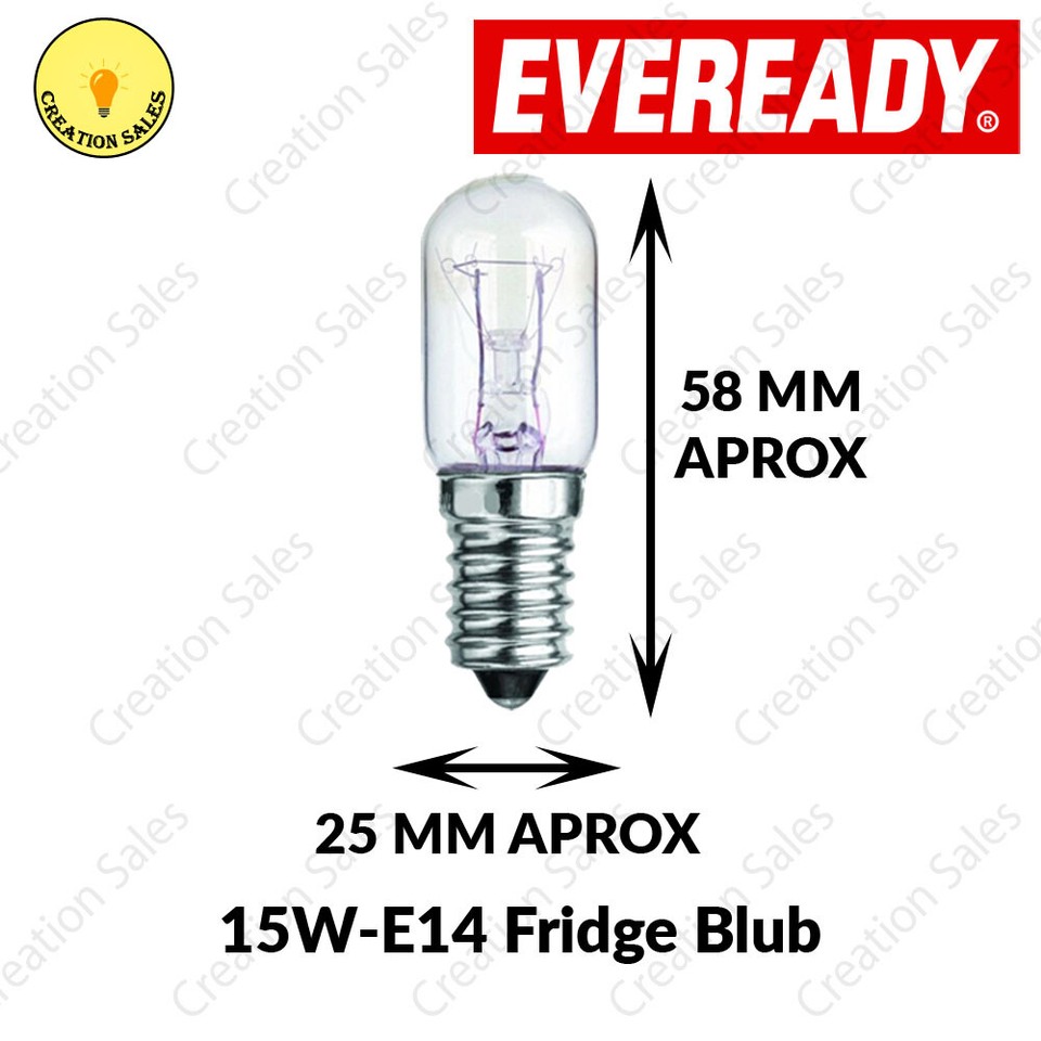 Fridge Freezer Oven Appliance Bulb Pygmy Light Lamp 15w 25w SES E14 B15 ...