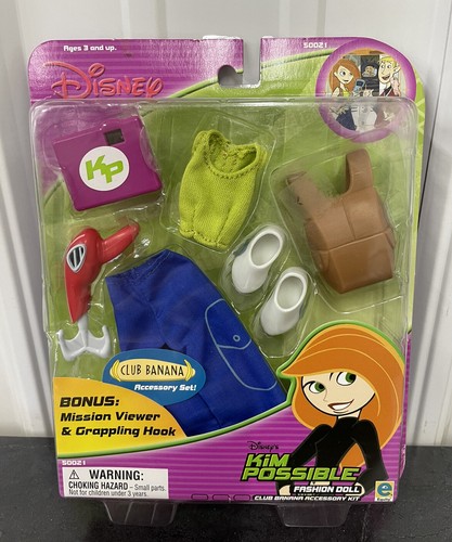 Disney KIM POSSIBLE Fashion Doll Club Banana Accessory Kit Outfit NEW ...