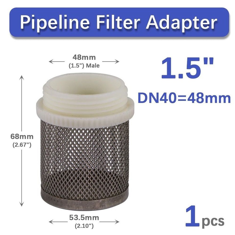 1Pcs Water Clean Mesh Screen Filter for Micro Irrigation Aquarium Fish ...