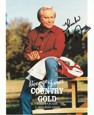 George Jones Autographed Color Reprint 8" x 10" | eBay