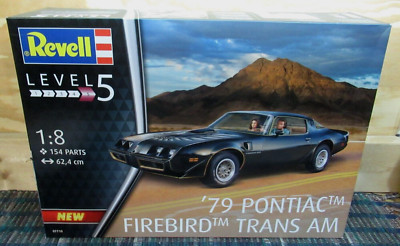 1/8 PONTIAC TRANS AM , REVELL GERMANY ! GIANT KIT NEW FACTORY SEALED US ...