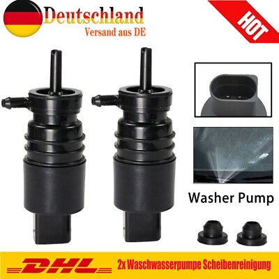 2 Waschwasserpumpe Scheibenreinigung für BMW E36 E38 E39 E46 E60 E61 E90 E91 3er | eBay.de
