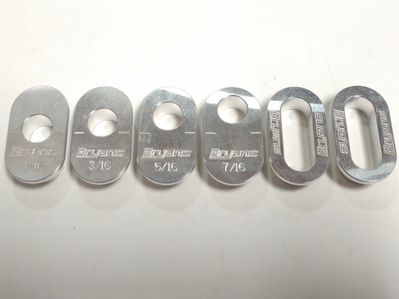 Caster Dive Slug Set Aluminum 1/2" Bolt Hole 1/16-7/16" 1/8" Increments ...