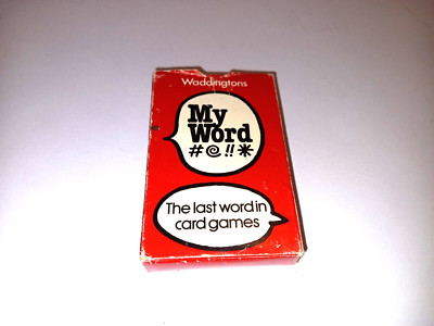 1980 My Word Waddingtons Vintage Card Game | eBay Australia