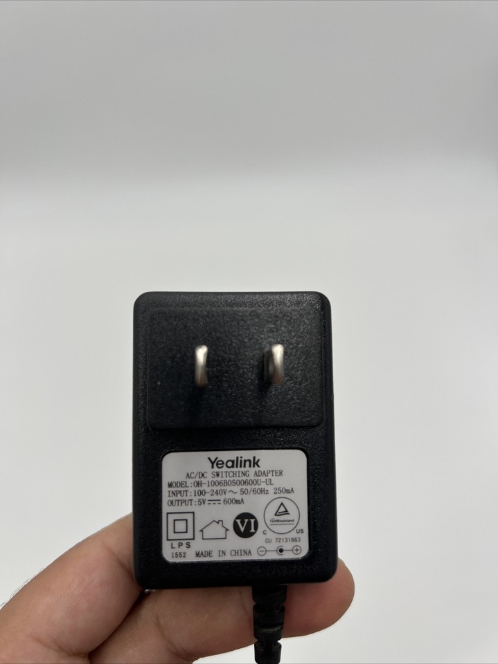 Genuine AC Adapter for Yealink W52 for W52P DECT Cordless VoIP IP Phone ...