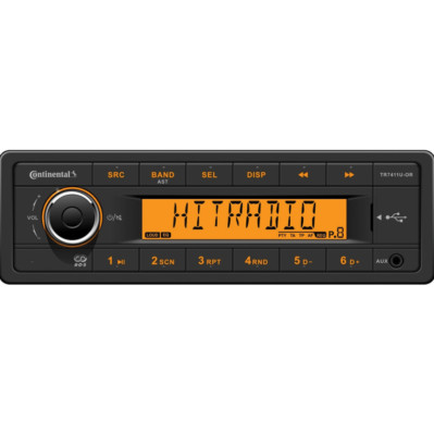 Stereo With Rds Clock Am Fm Bands Usb Ports Harness Included 12V ...