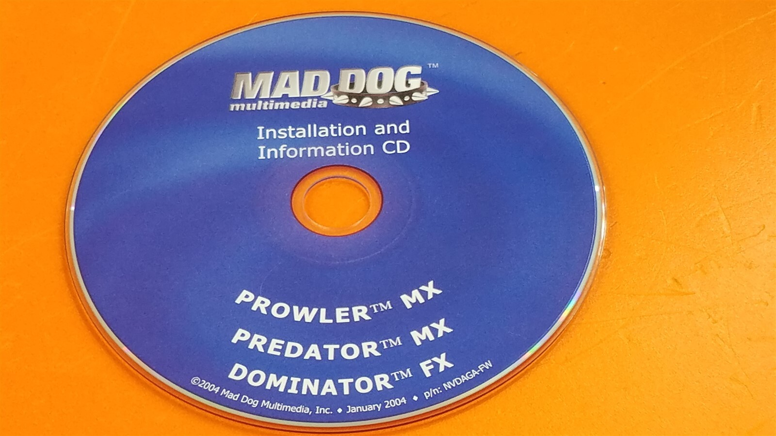 ⭐️⭐️⭐️⭐️⭐️ PC Software CD Disc MAD DOG Multimedia Installation ...