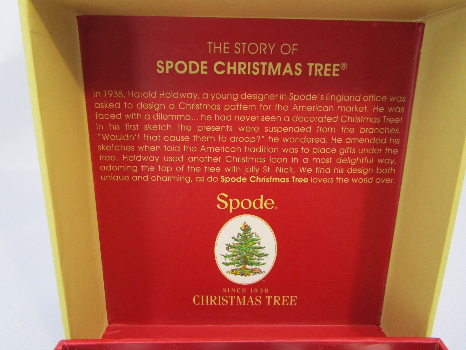 Spode Christmas Tree Spreaders set of 4 NIB Cheese Knives Ceramic ...