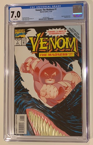 Marvel Venom The Madness #1 Embossed Juggernaut Cover CGC Comic | eBay