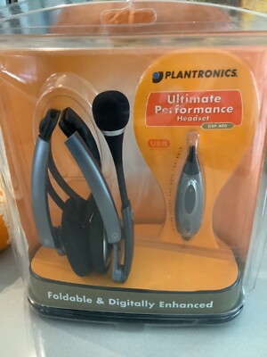 Plantronics DSP-400 USB Foldable Stereo Headset and Software | eBay