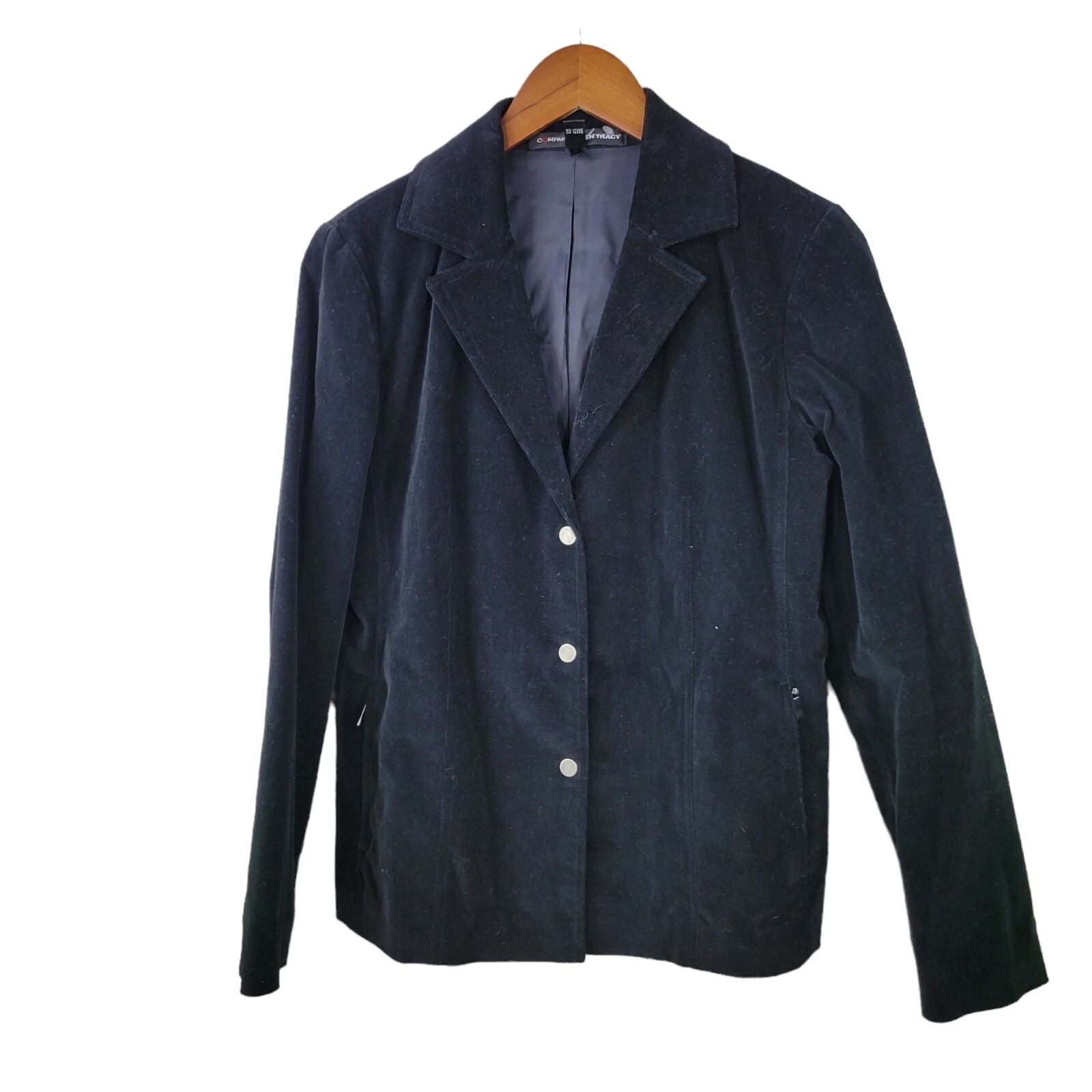 Ellen Tracy Co Velvet Victorian Blazer Jacket size 4 … - Gem