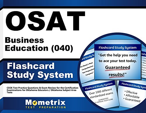 OSAT BUSINESS EDUCATION (040) FLASHCARD STUDY SYSTEM: CEOE By Ceoe Exam ...