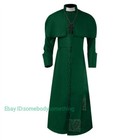 Clergy Men Cassock Priest Costume Bishop Pope Robe Roman Catholic ...
