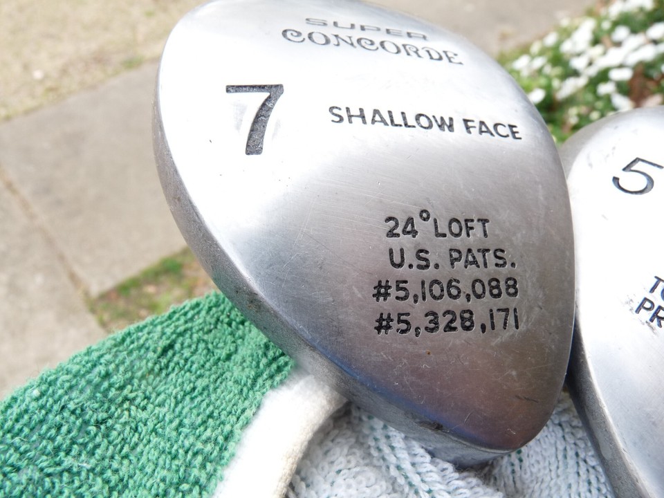 Hybrid Iron Set 5 & 7 Shallow Face RH Grafalloy R Flex Tour Wrap 43 ...