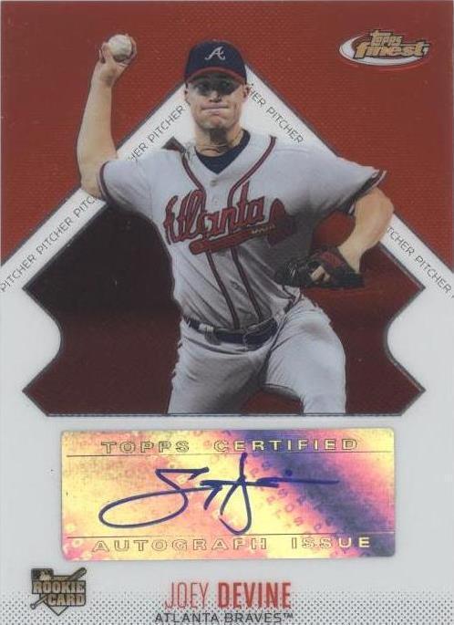 2006 Topps Finest - Rookie Autograph Joey Devine #143 (AU) for sale ...