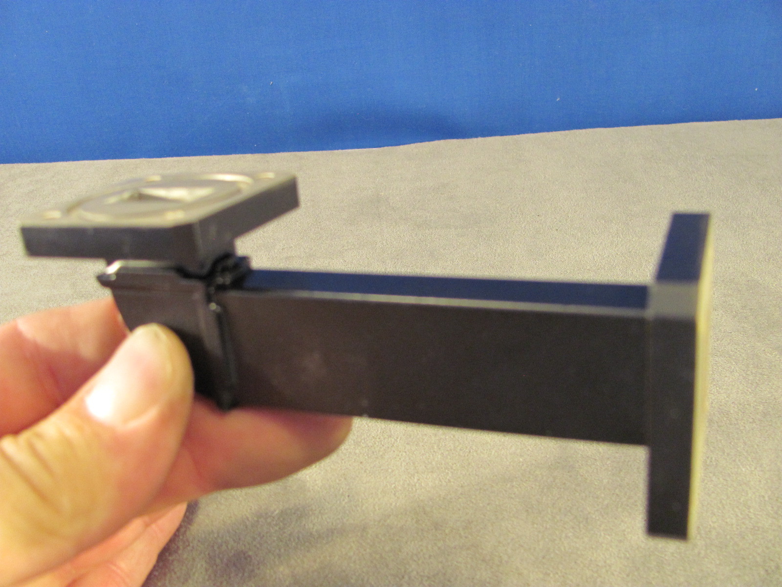 Waveguide WR75 Cast H-bend (A)1.00"x(B)3.75" Cover Grooved x Cover ...