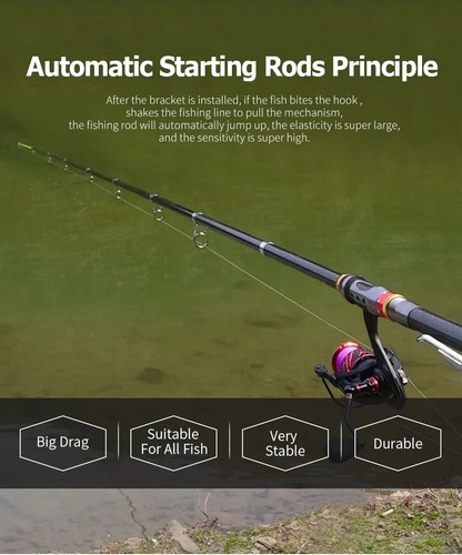 Stainless Steel Spring Fishing Rod Holder: Adjustable & Automatic | eBay