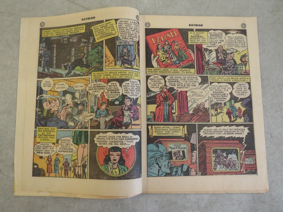 1948 Batman #47 DC Comics Origin Of Batman Vintage Comic Book | eBay