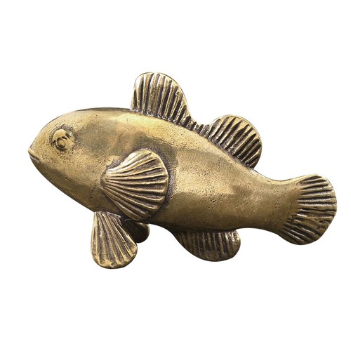 Figurine De Poisson Figures Des Animaux Océaniques Ornement Laiton | eBay
