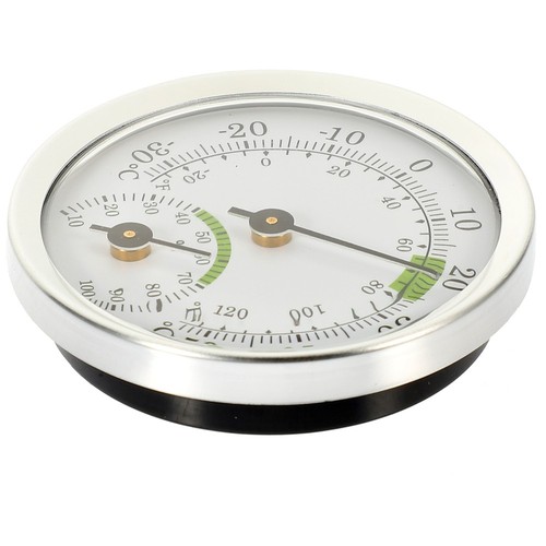 Analog Temperature Gauge Monitor outside Thermometer Indoor Hygrometer ...