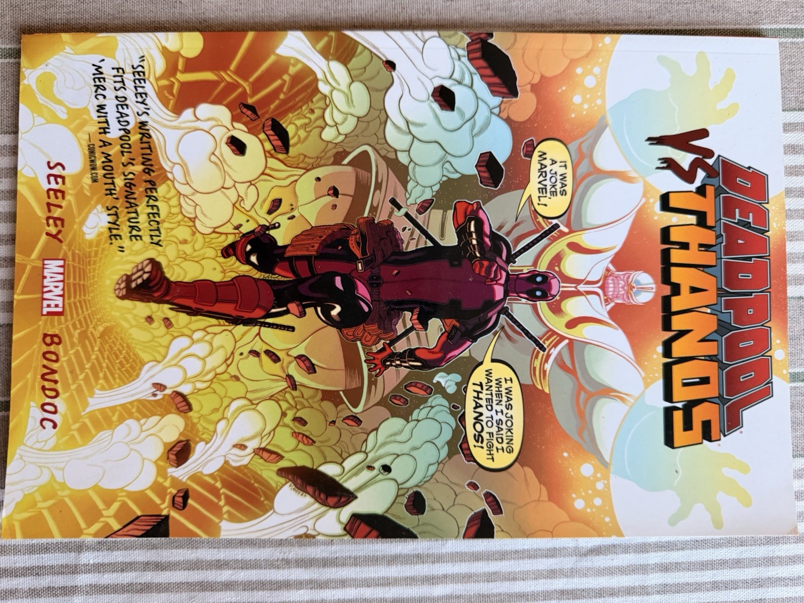 Deadpool Vs Thanos Marvel Comics Complete Book | eBay UK