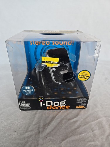 2008 Hasbro SEGA i-Dog Dance Black Electronic Robot LED Music Speaker Cracked | eBay