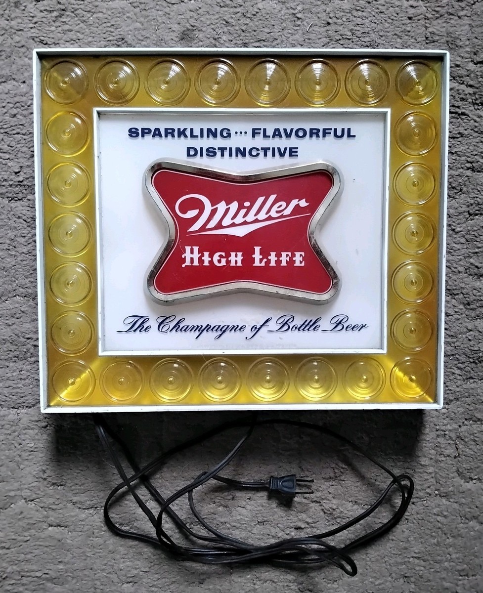 Vintage Miller Beer Signs